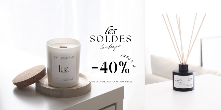 LUA - Bougies parfumées, végétales, personnalisables et rechargeables – LUA Bougie